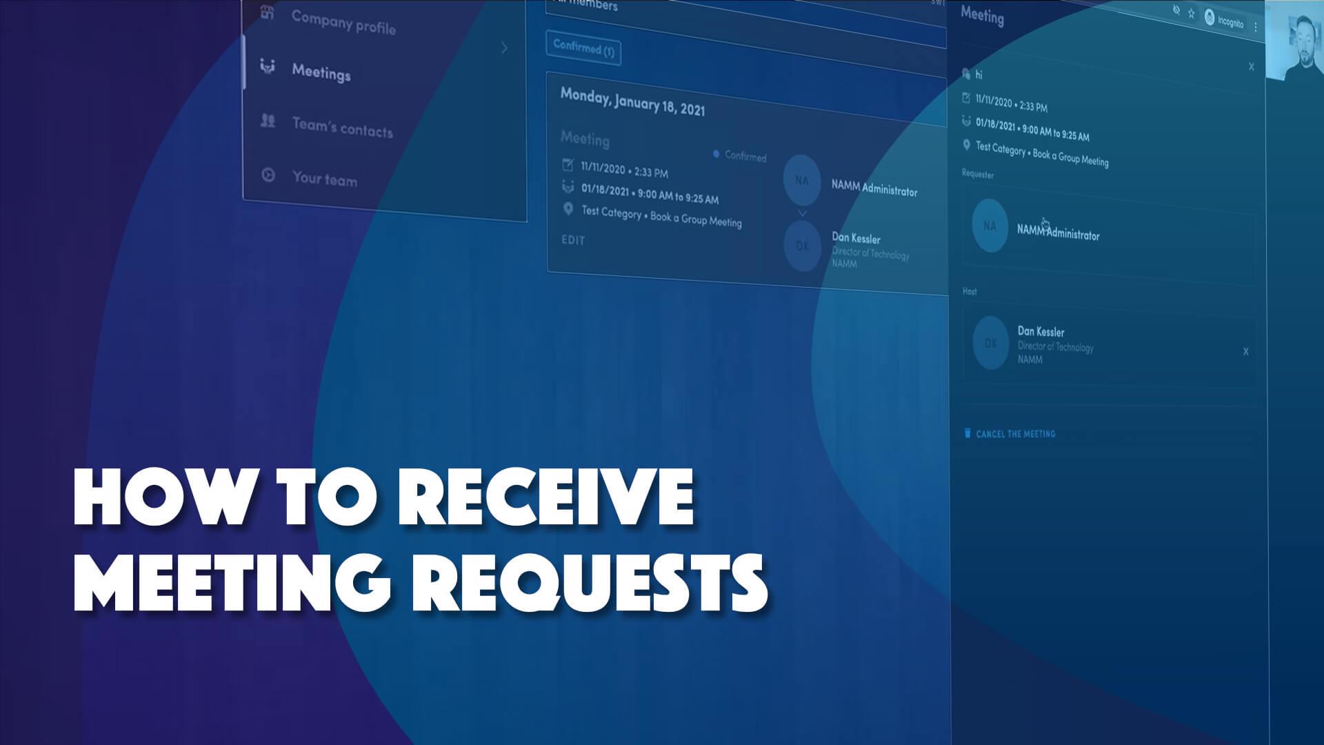 How to Receive Meeting Requests | NAMM.org