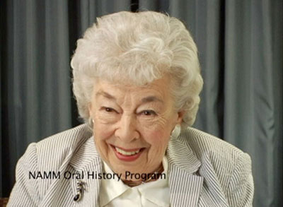 Ruth Sibley Bensinger | NAMM.org