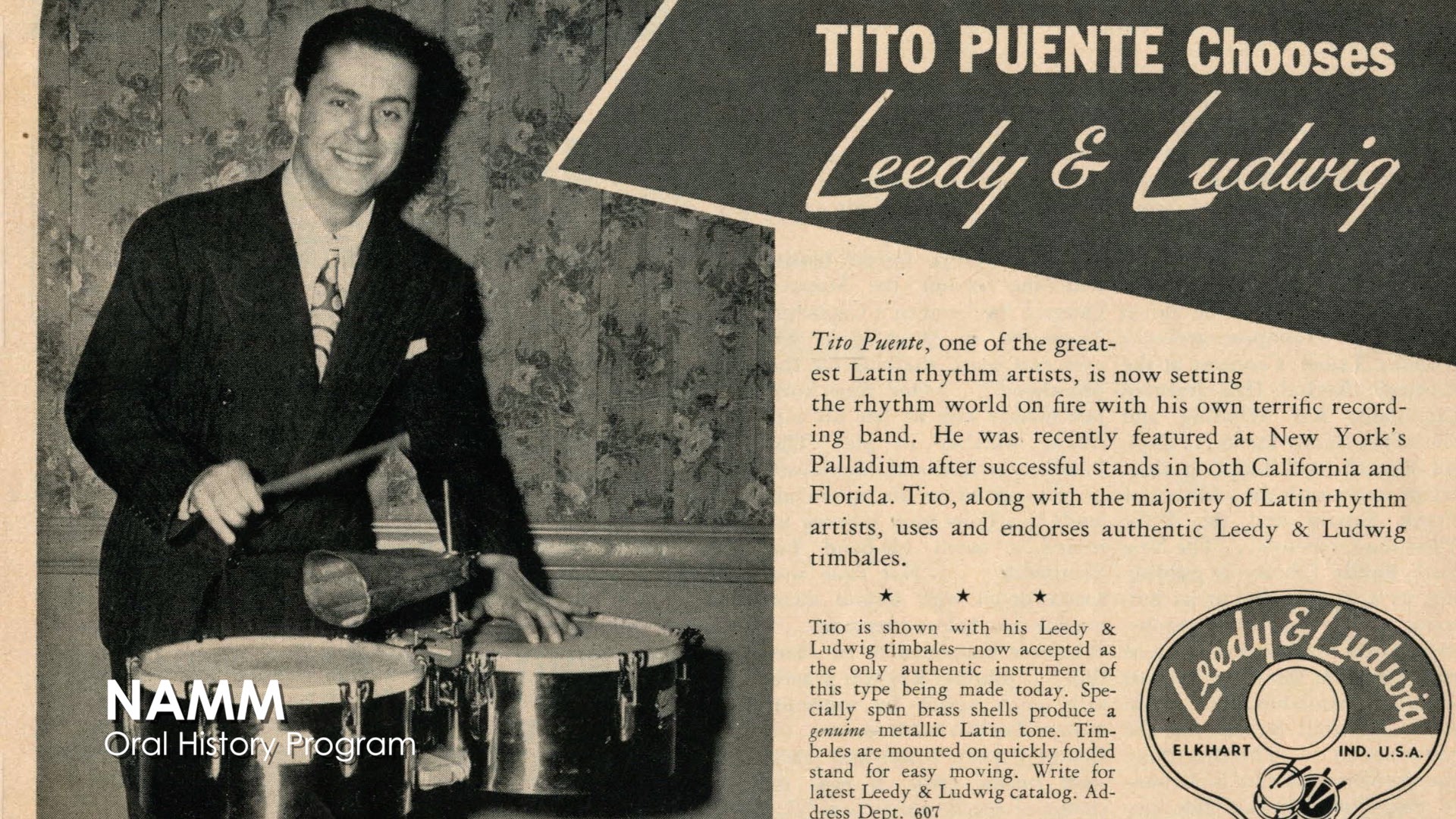 Tito Puente | NAMM.org