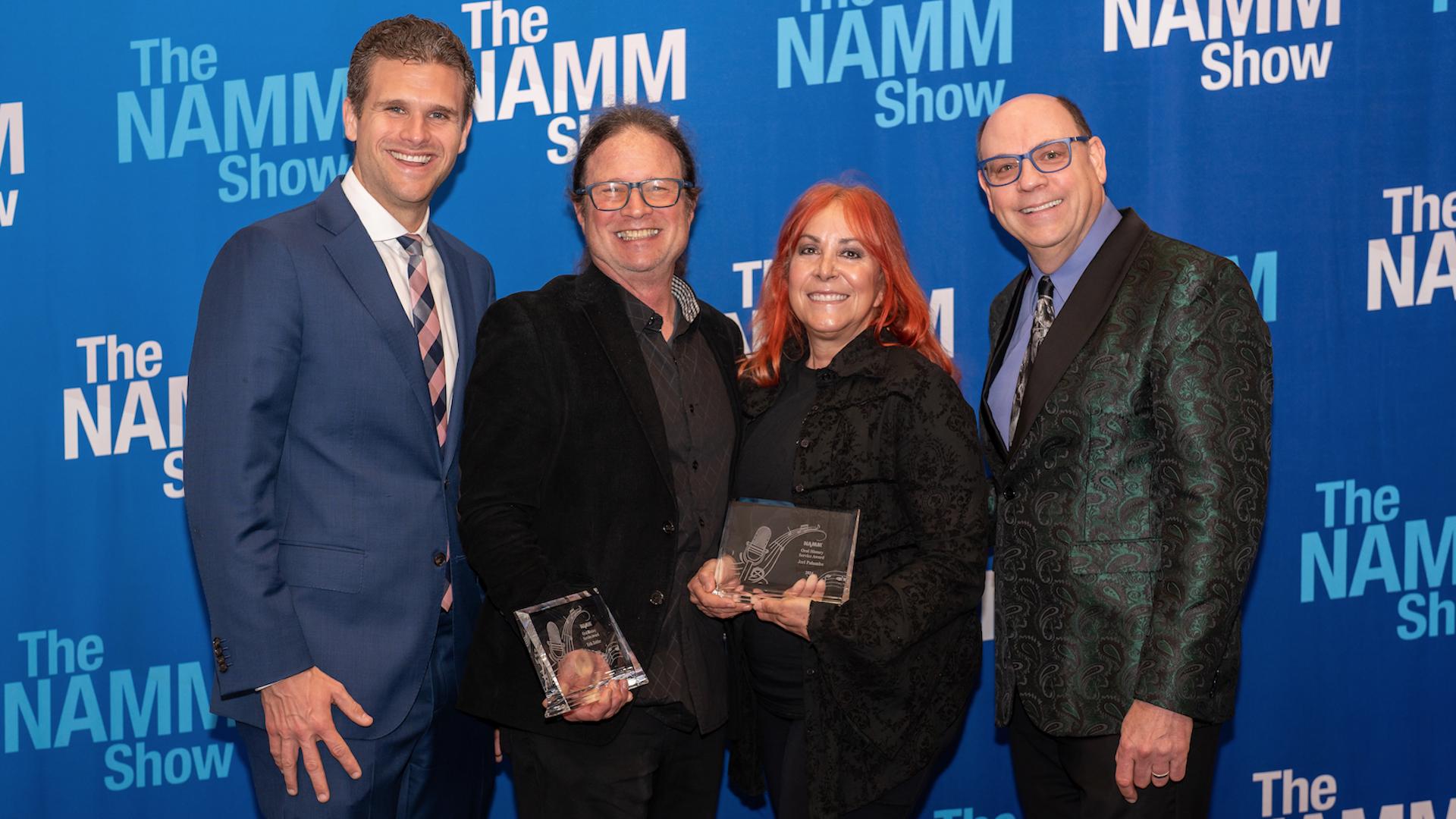 Jeri Palumbo and Erik Zobler - NAMM Oral History Service Award ...